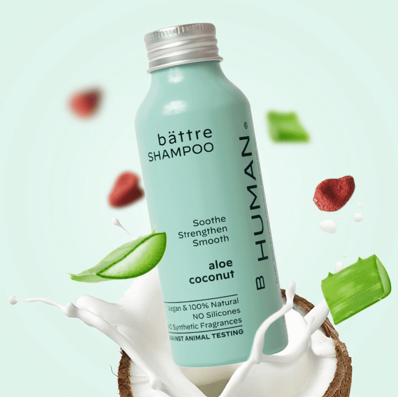 Bhuman Battre Aloe Coconut Shampoo - Unpackt