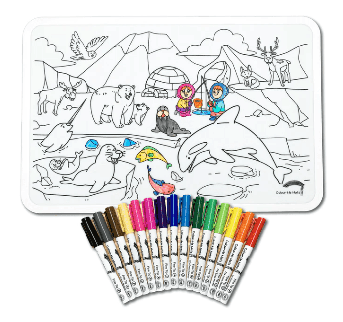 Reusable Colouring Mat Bundle- Arctic Expedition - Unpackt