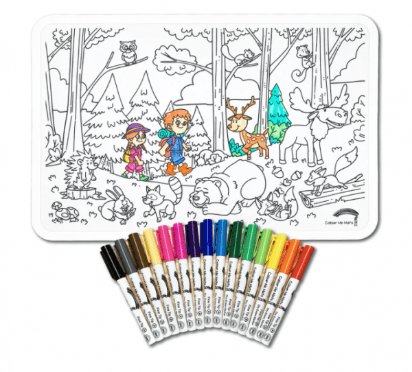 Reusable Colouring Mat Bundle- Into the Woods - Unpackt